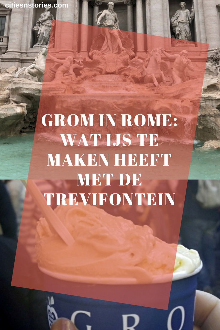 GROM in Rome: wat ijs te maken heeft met de Trevifontein.